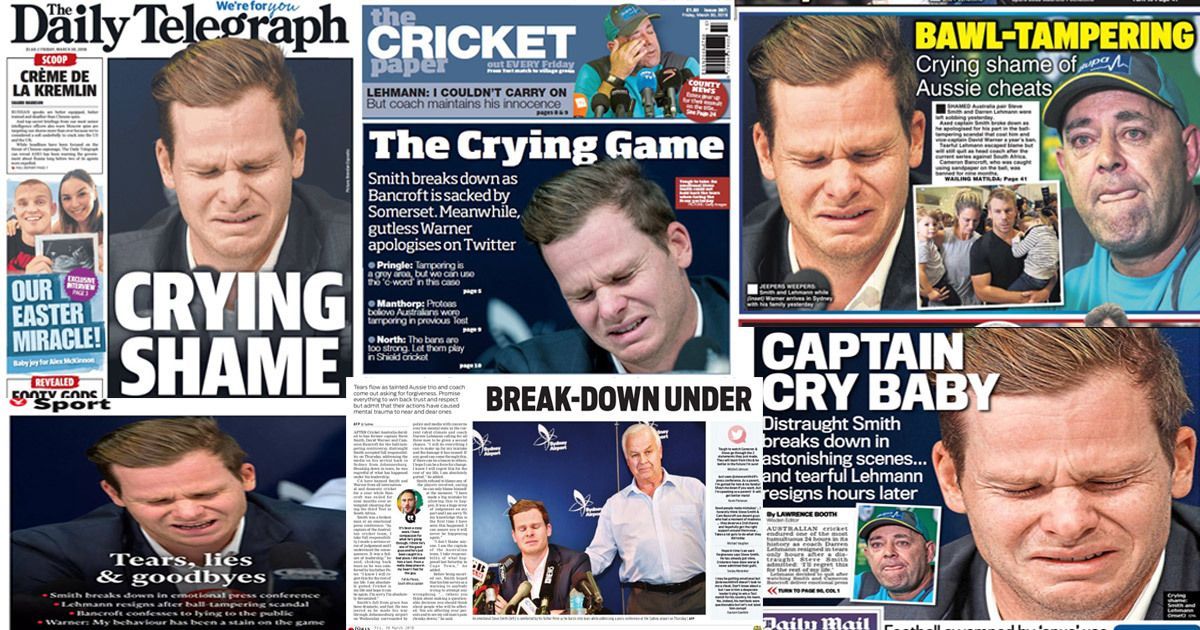 ‘Captain cry baby’: How the world media reacted to Steve Smith’s ...