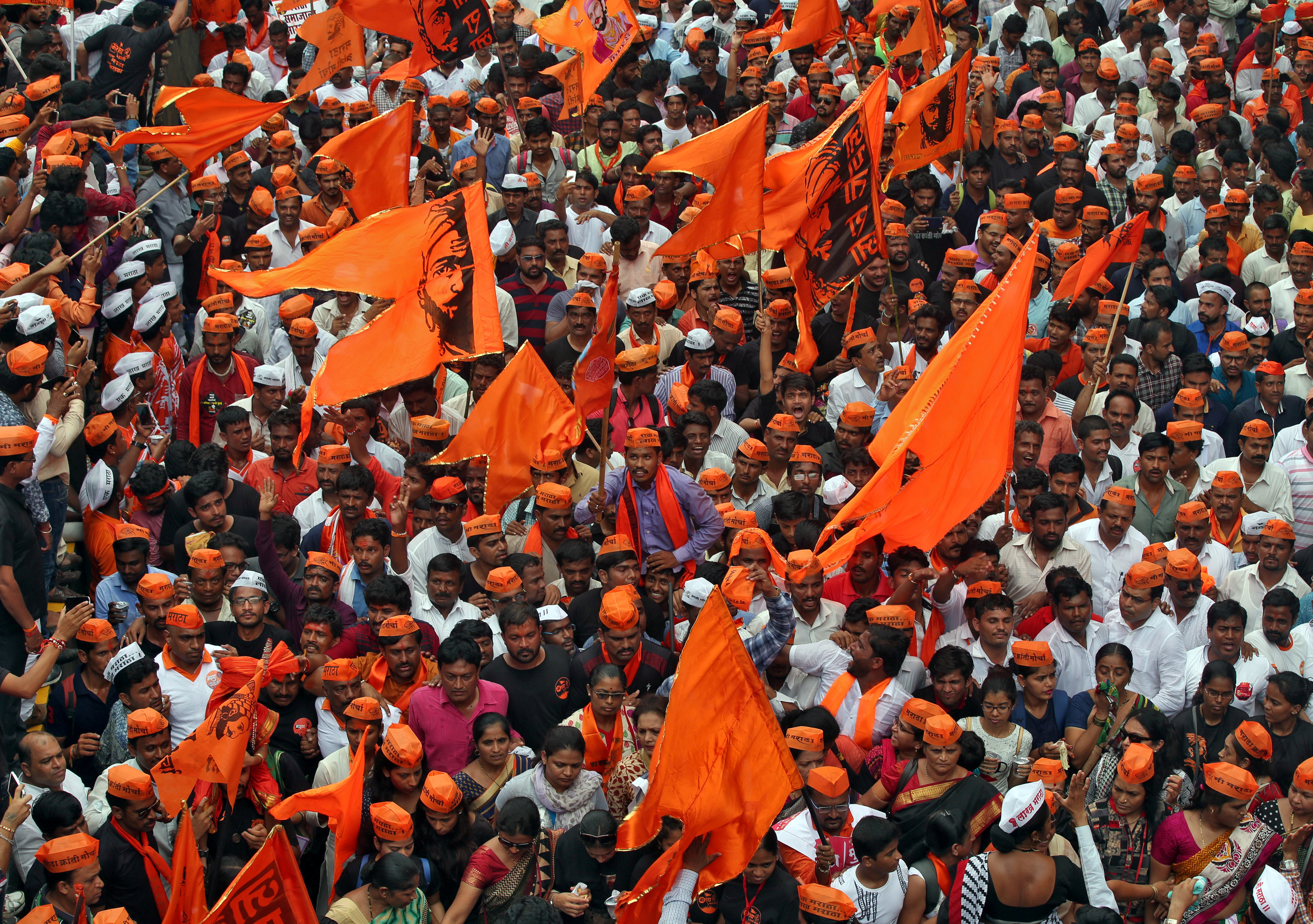 In photos: Maratha Kranti Morcha protests in Mumbai, demand reservations
